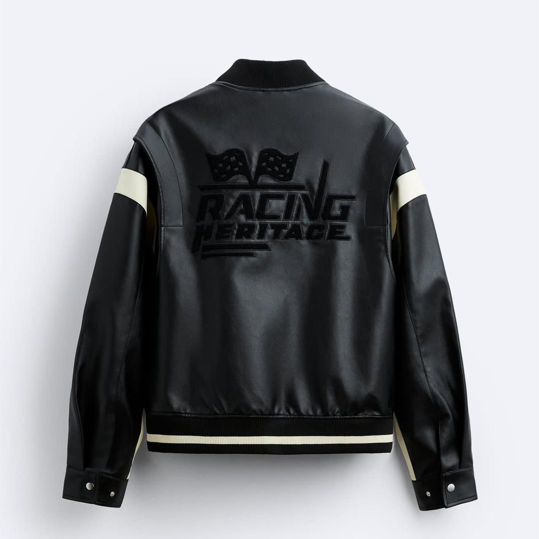 LEATHER BLACK JACKET - DERI PLUG