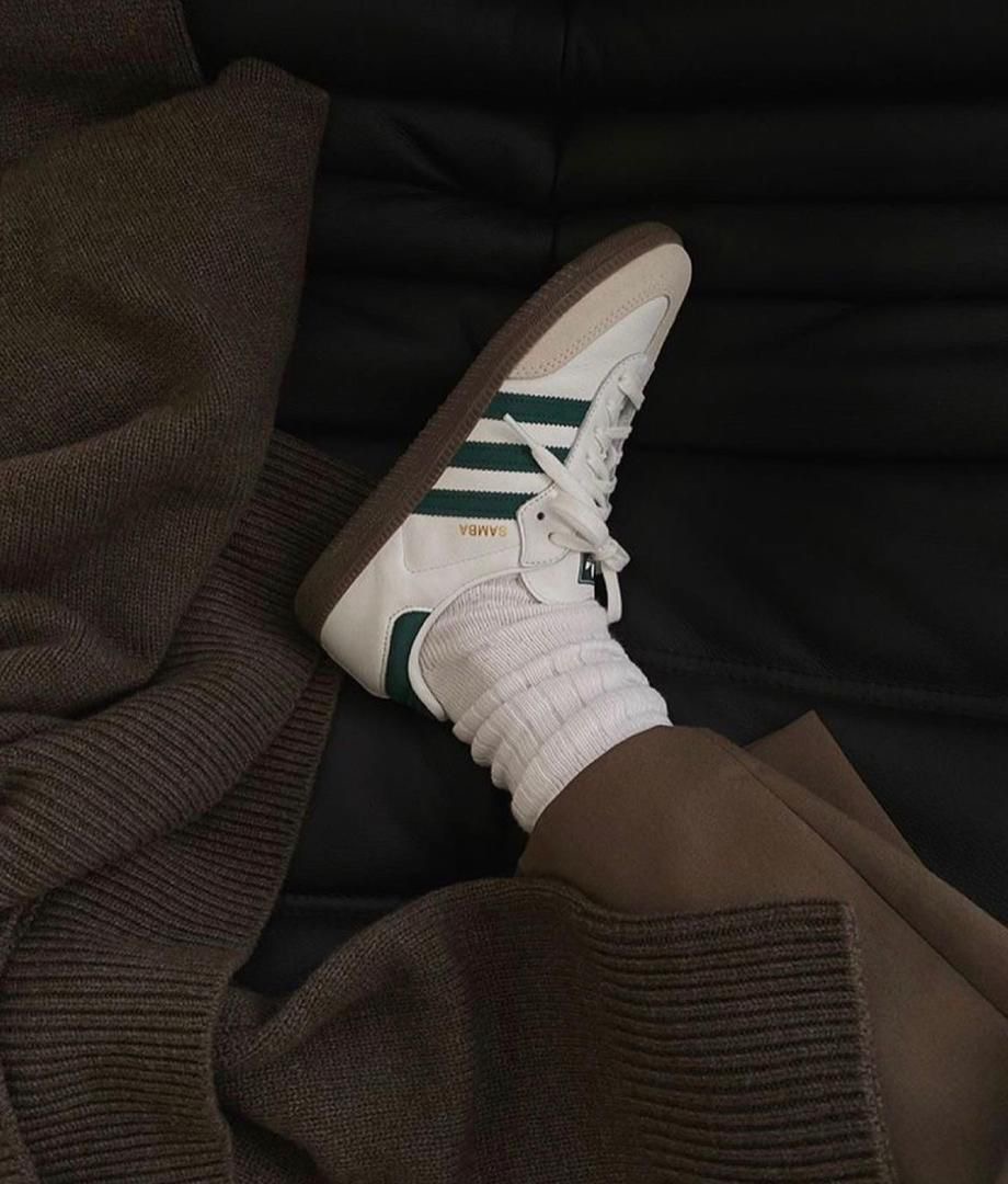 ADIDAS SAMBA OG ”WHITE/GREEN” - DERI PLUG